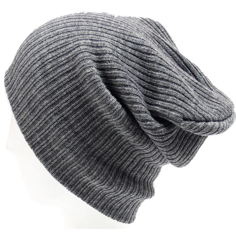 Mens Womens Slouch Beanie Hat Woolly Oversized Winter Warm Ski